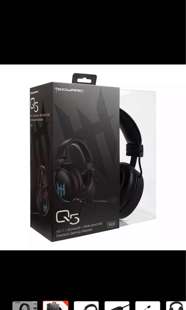 TECWARE Q5 USB 7.1 Headphone, Audio, Headphones & Headsets on Carousell