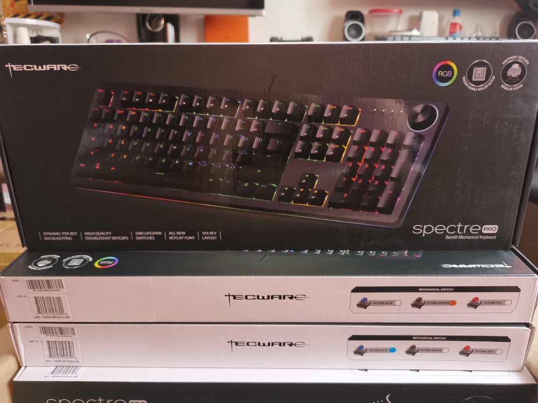Tecware Spectre Pro RGB Full Mechanical Keyboard, Computers & Tech ...