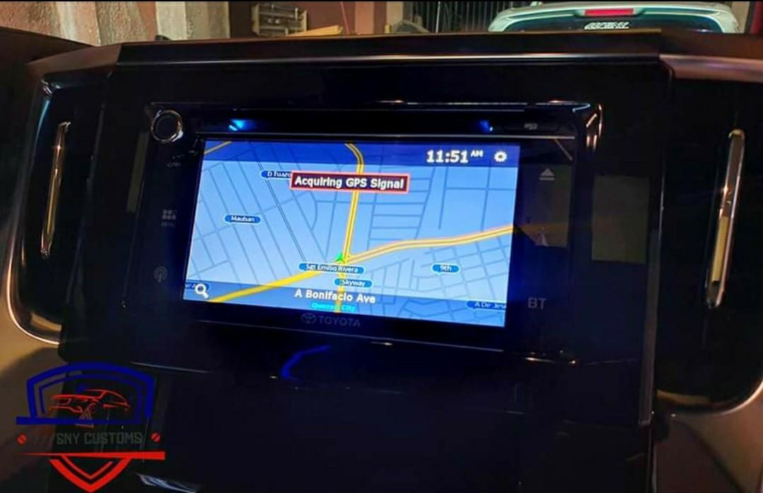 Toyota OEM GPS navigation radio Alphard 2020 Fortuner LC200 Prado HiLux ...
