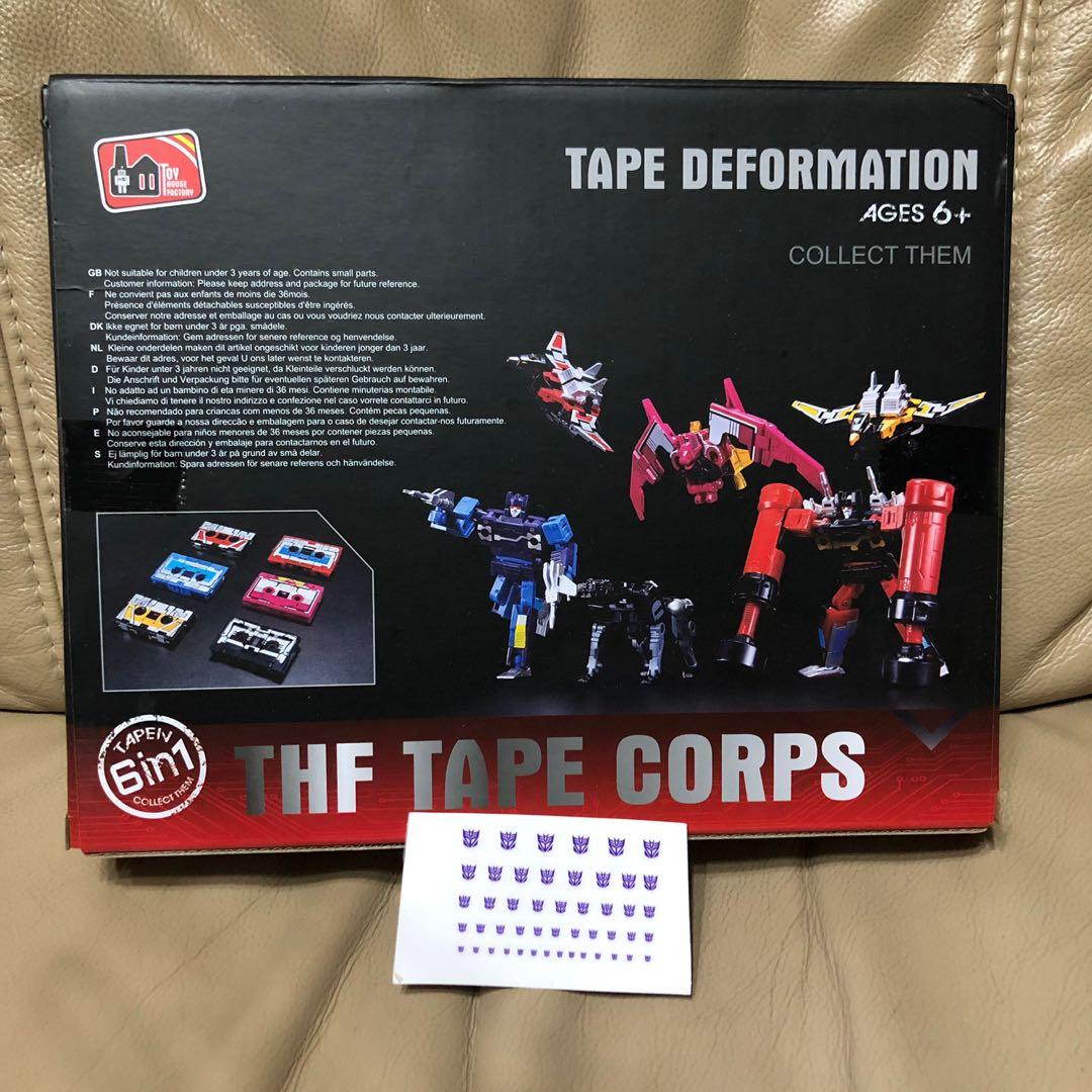 Transformers Toy House Factory THF - The Tape Corps / Tape Deformation ...