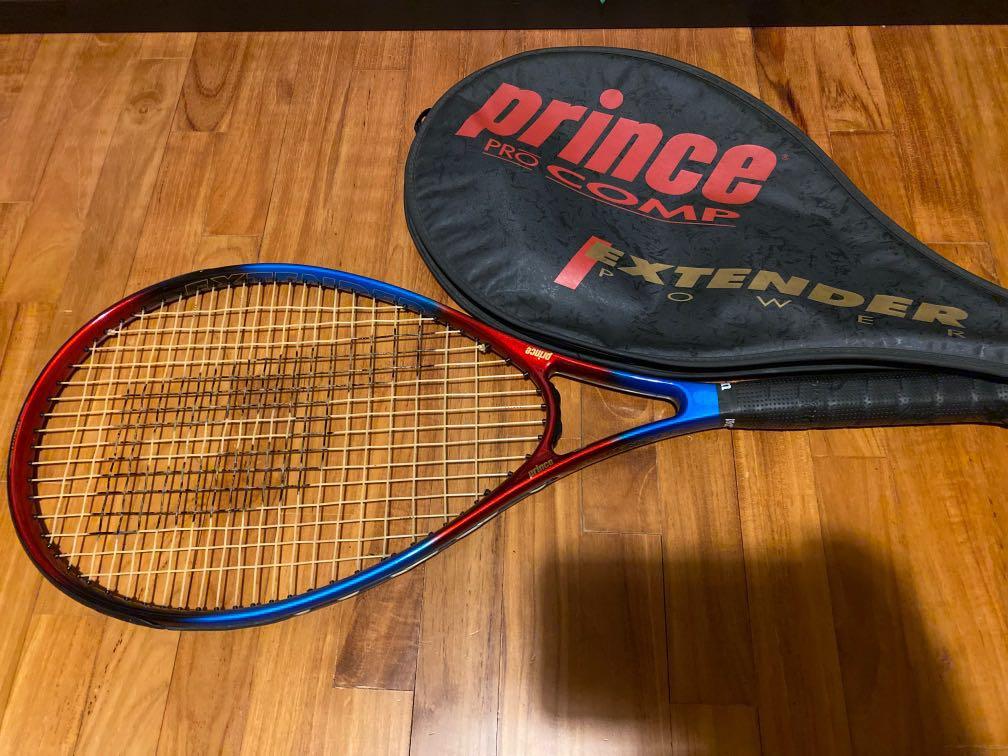 Vintage Prince Extender Pro Comp 650pl Tennis Racket, Sports Equipment ...