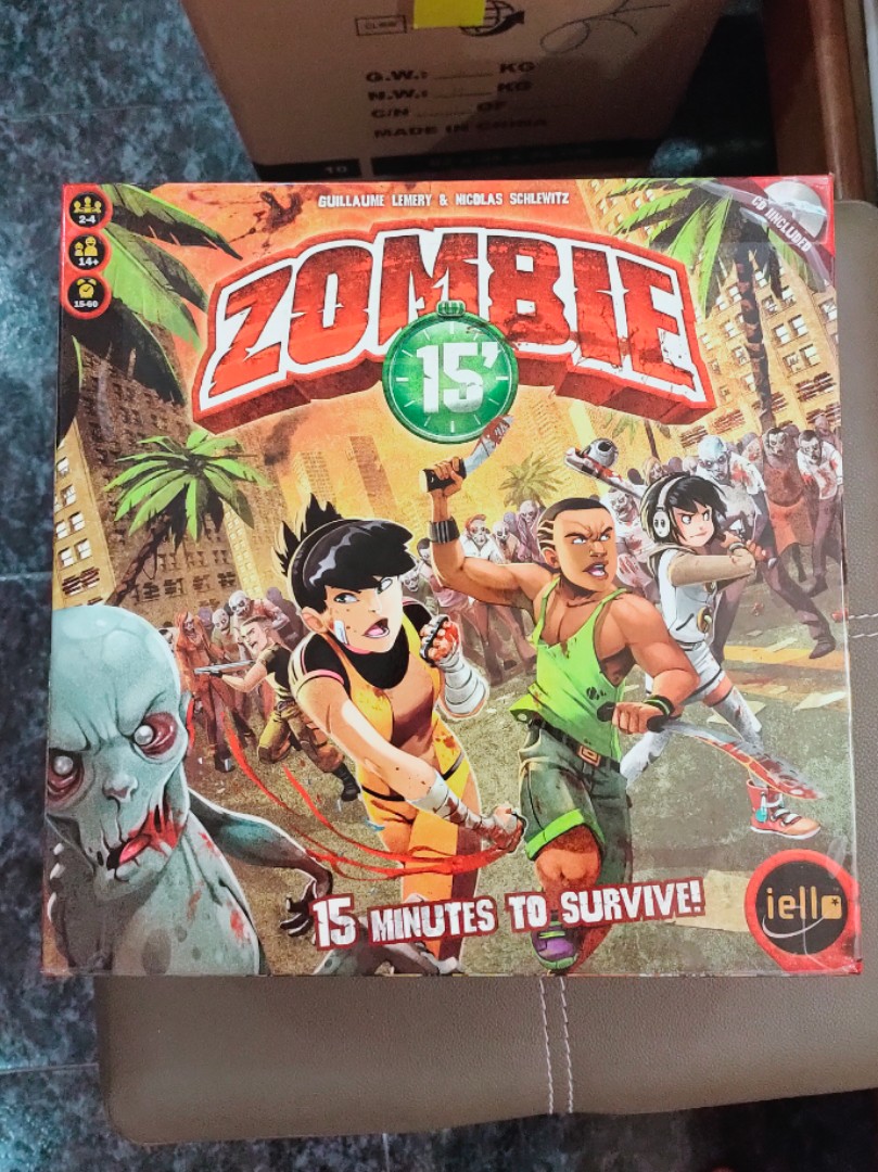 Zombie 15' Board Game Kickstarter COMPLETE, Hobbies & Toys, Toys ...
