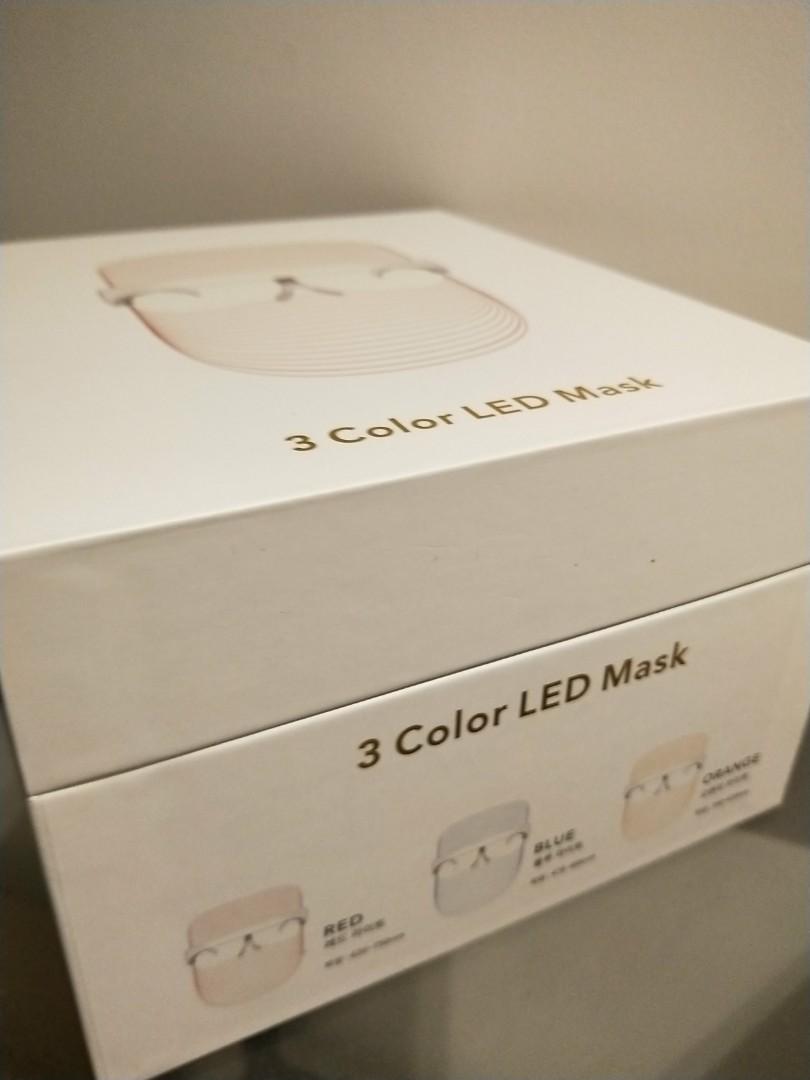 Korea 3 tone Led face shield beauty mask, Health & Nutrition, Face ...
