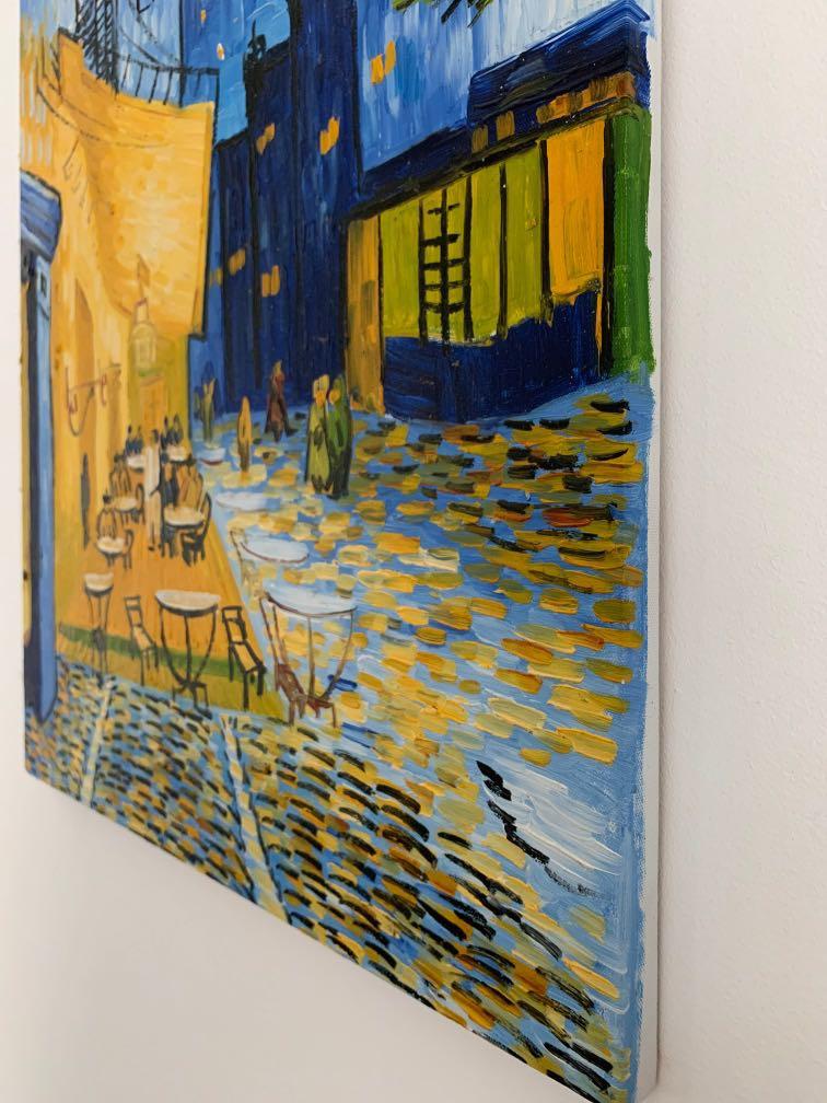 Acrylic on canvas - UK art student’s interpretation of Van Gogh, Design ...