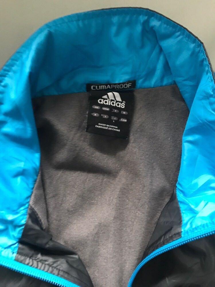 Adidas Climaproof track jacket, Men's Fashion, Activewear on Carousell