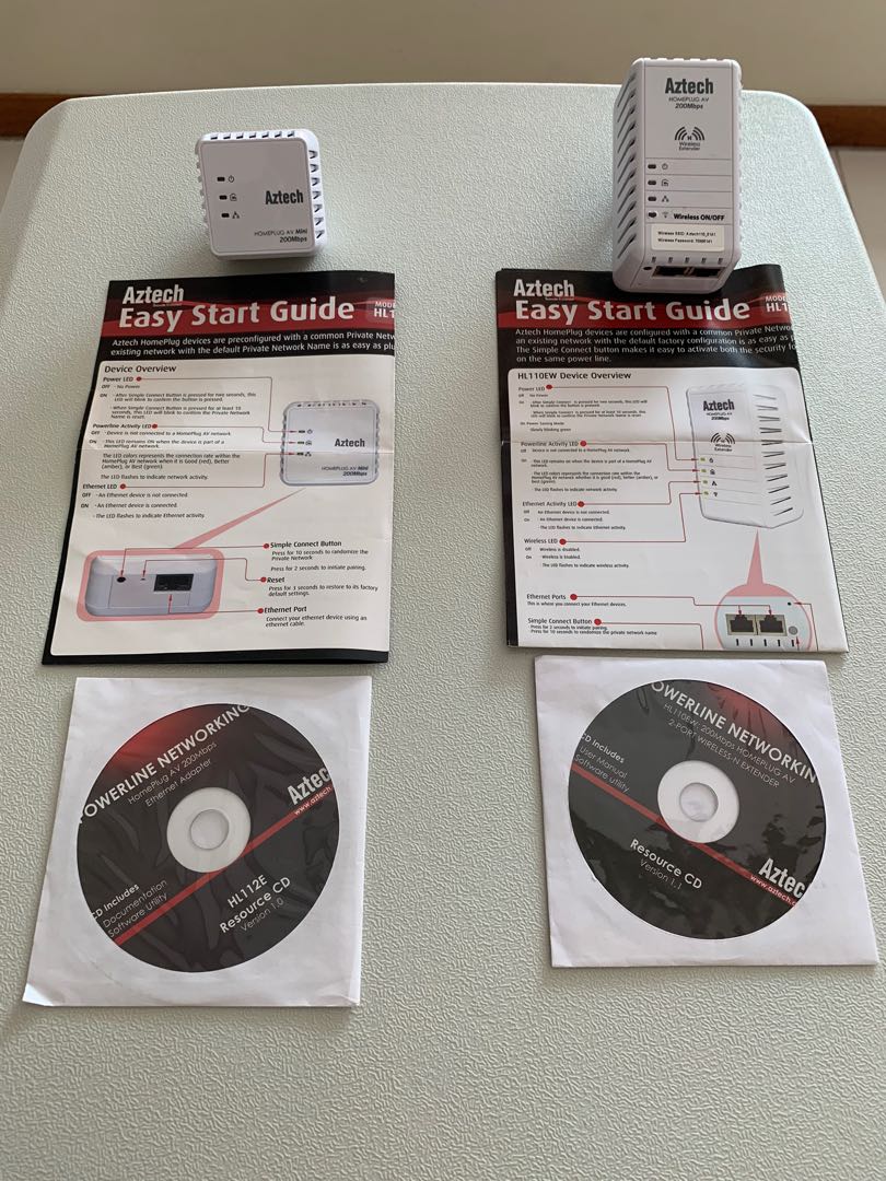 Aztech Powerline + Wireless Extender, Electronics, Others on Carousell