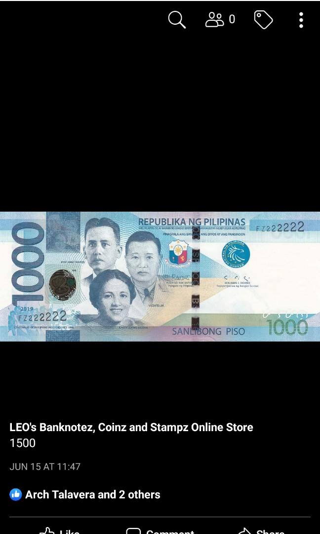 Buying solid serial number notes and error bank notes, Hobbies & Toys ...