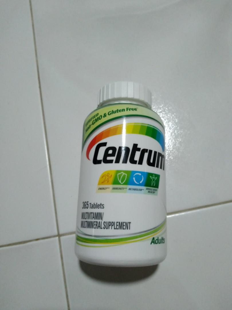 Centrum Multivitamins Adult 365 tablets, Health & Nutrition, Health ...