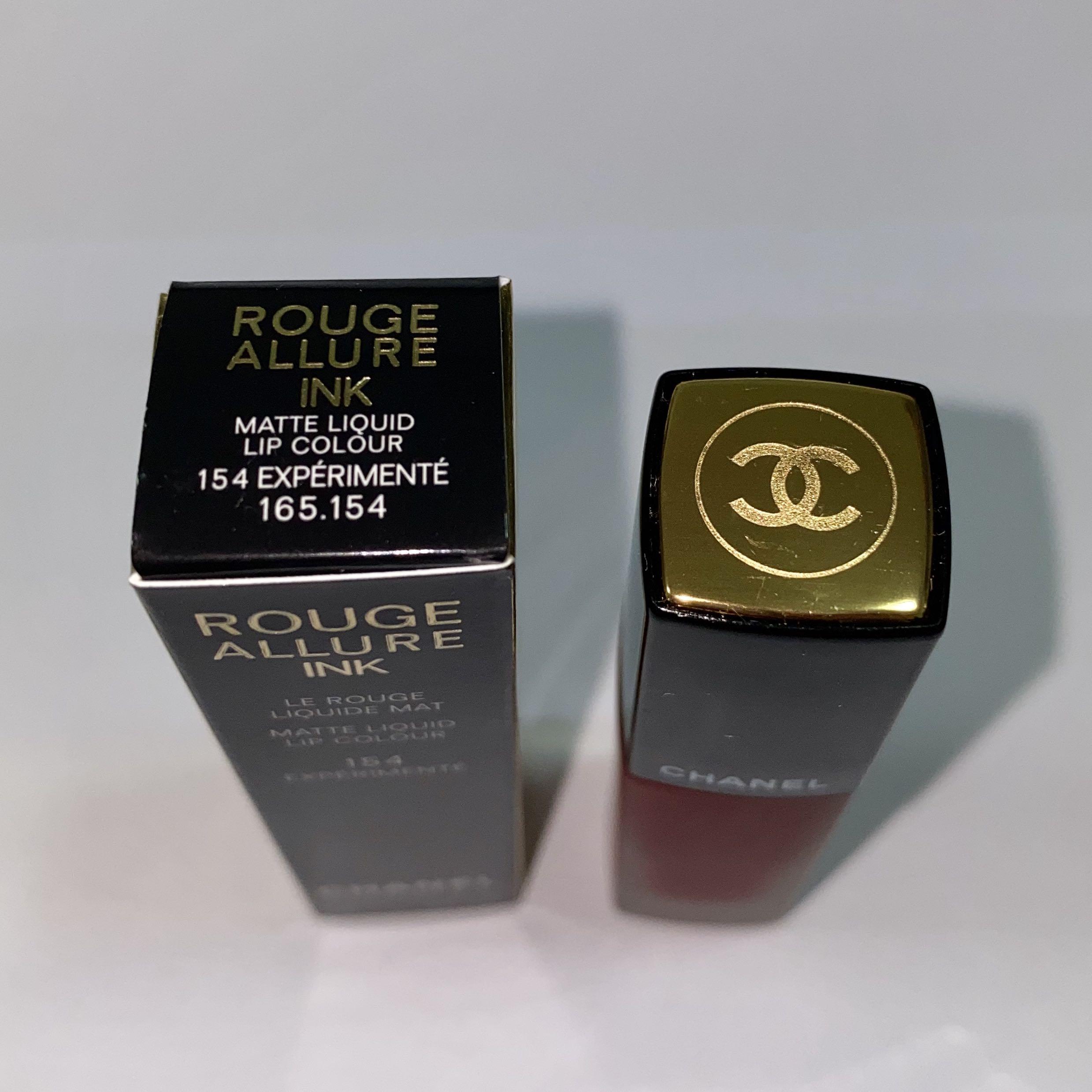 Chanel Rouge Allure Ink Matte Liquid Lip Colour 154 EXPERIMENTE, Beauty ...