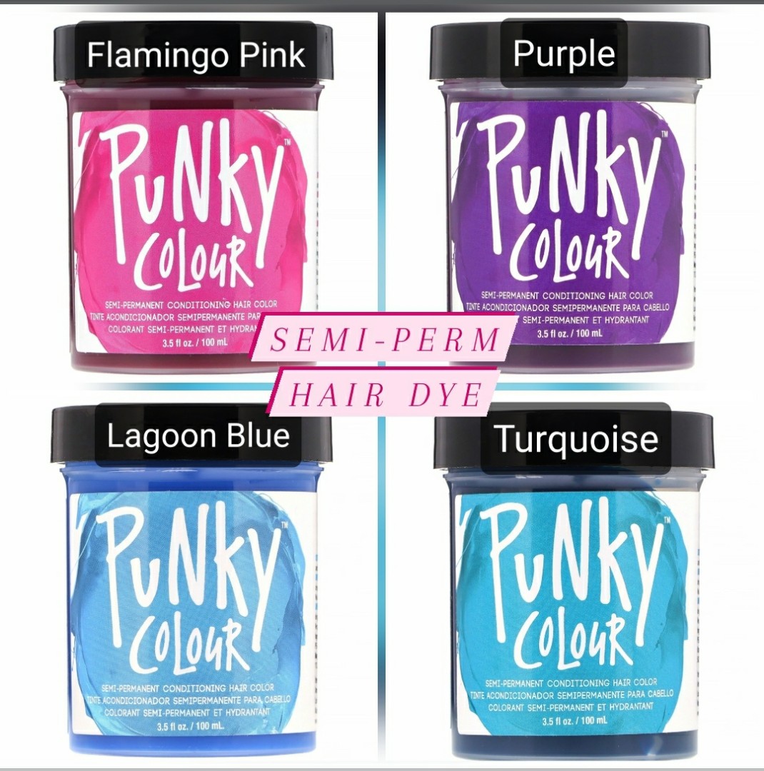 [DIRECT US] Punky Pink Semi Permanent Hair Dye, Health & Beauty, Hair ...