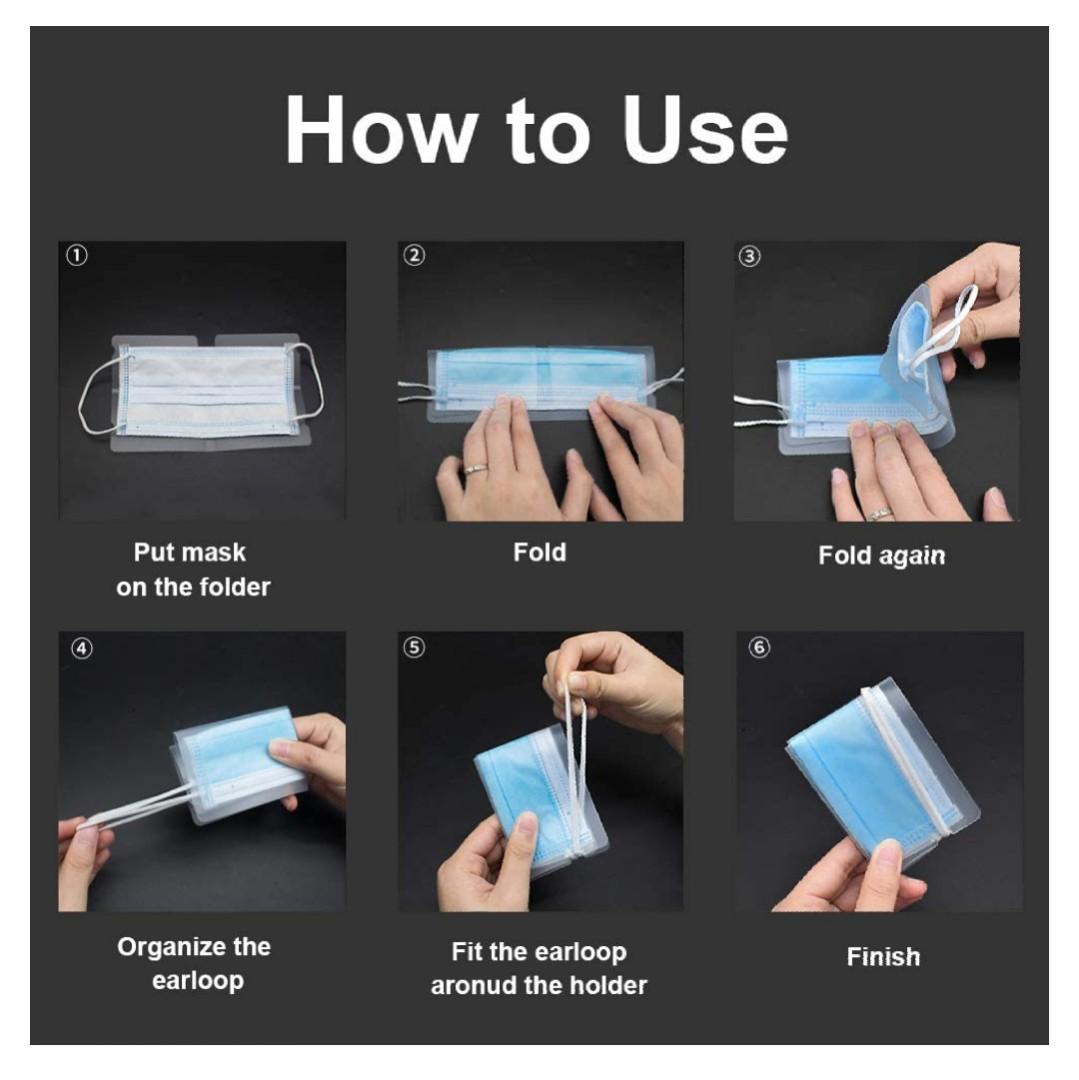 D.I.Y. Face Mask Folder, Health & Nutrition, Face Masks & Face Shields ...