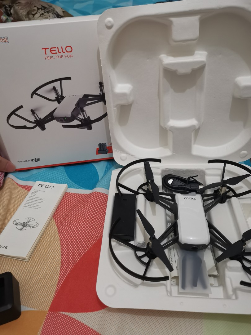 Dji tello combo set, Photography, Drones on Carousell