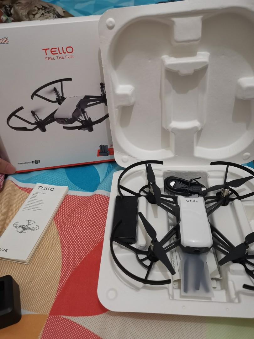 Dji tello combo set, Photography, Drones on Carousell