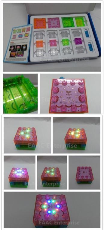 Electronic Lego Building Blocks Bricks Sound Controlled Lights Kawalan ...