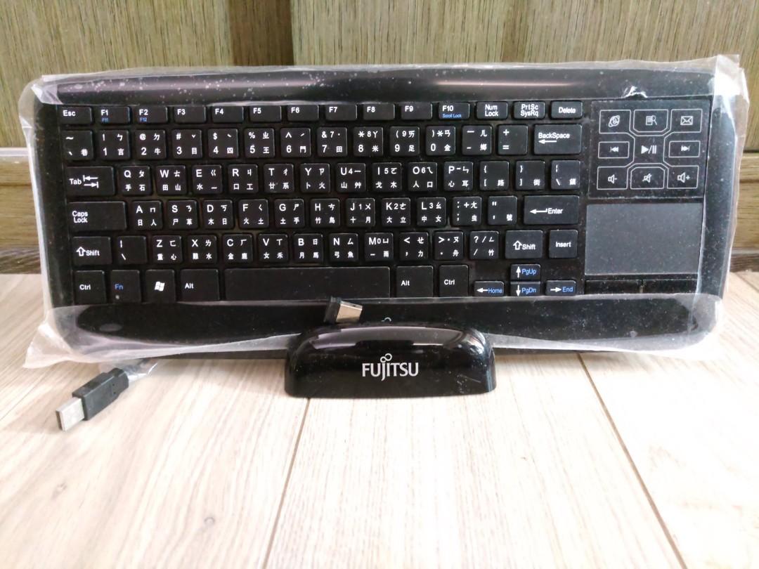Fujitsu Slim Multimedia Touchpad Keyboard (Bluetooth), 電腦＆科技, 電腦周邊及配件 ...