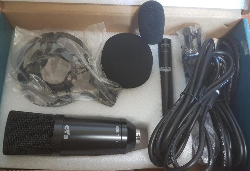 GXL1800-SP STUDIO CONDENSER MICROPHONE KIT, Audio, Microphones on Carousell
