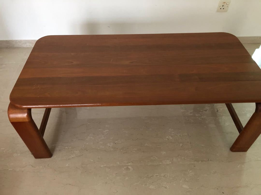 Heavy wood table, Furniture & Home Living, Furniture, Tables & Sets on ...