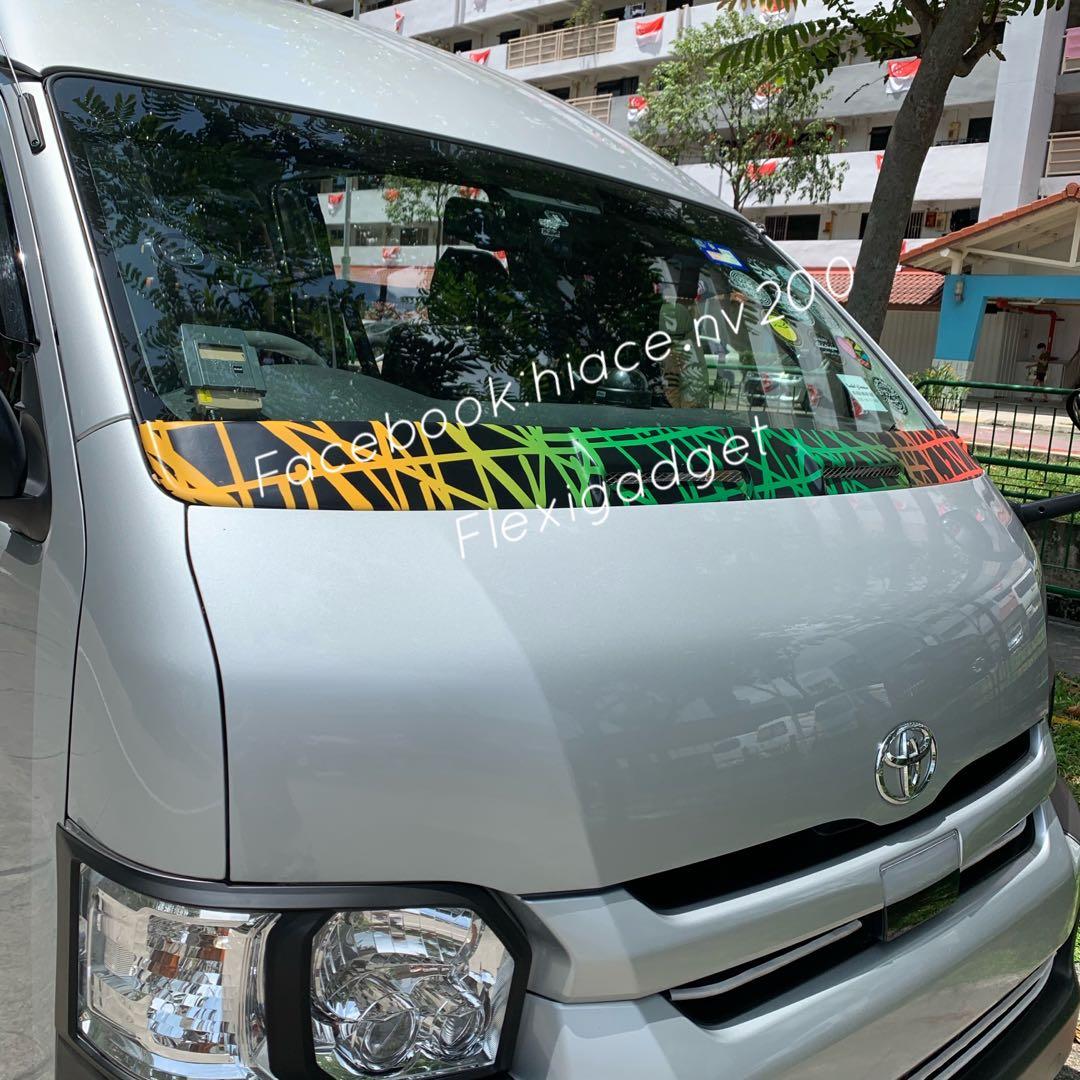Hiace High Roof Wide Wiper Panel Guard / 6" Toyota Hiace Wiper Panel ...