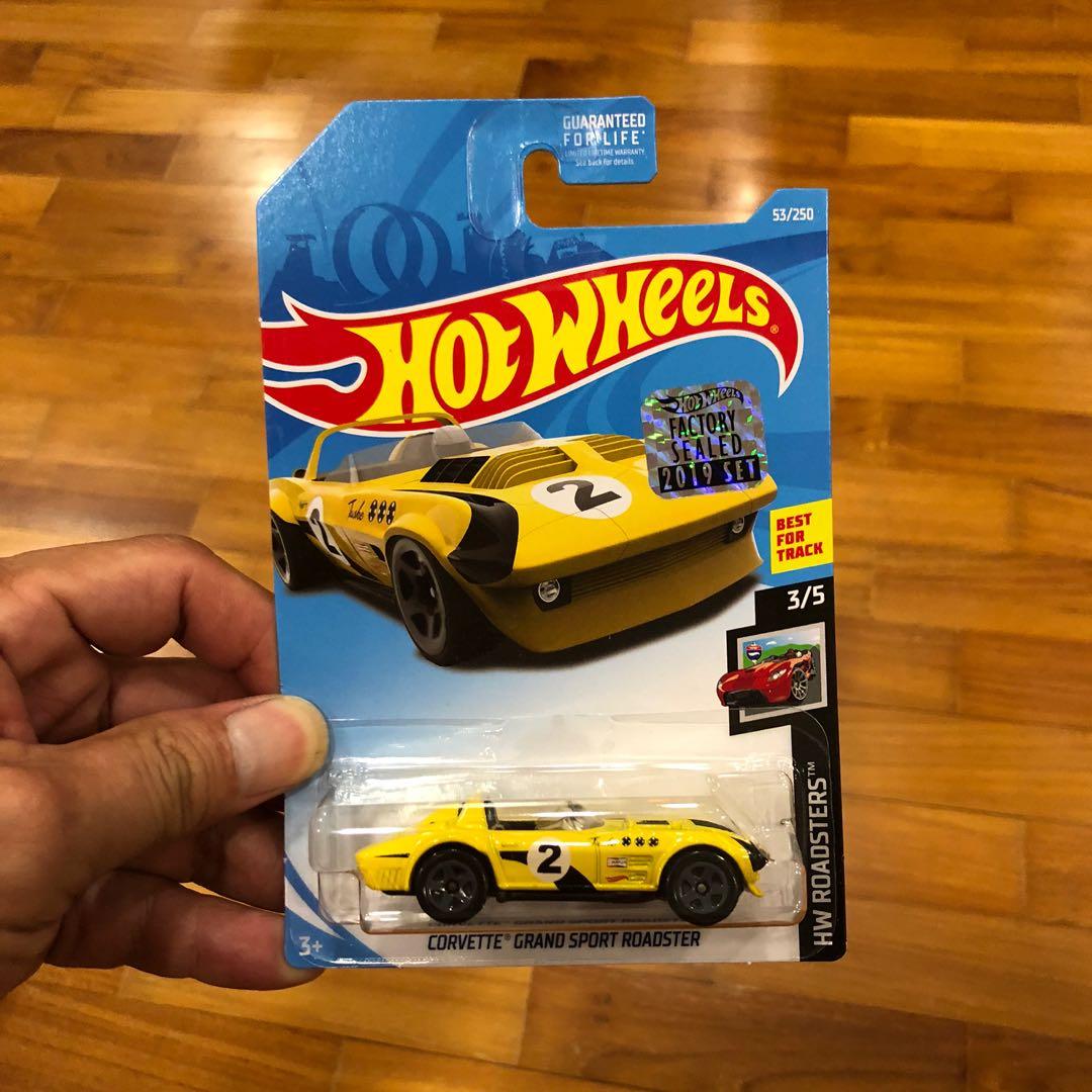 Hot Wheels Corvette Grand Sport Roadster yellow, Hobbies & Toys, Toys ...