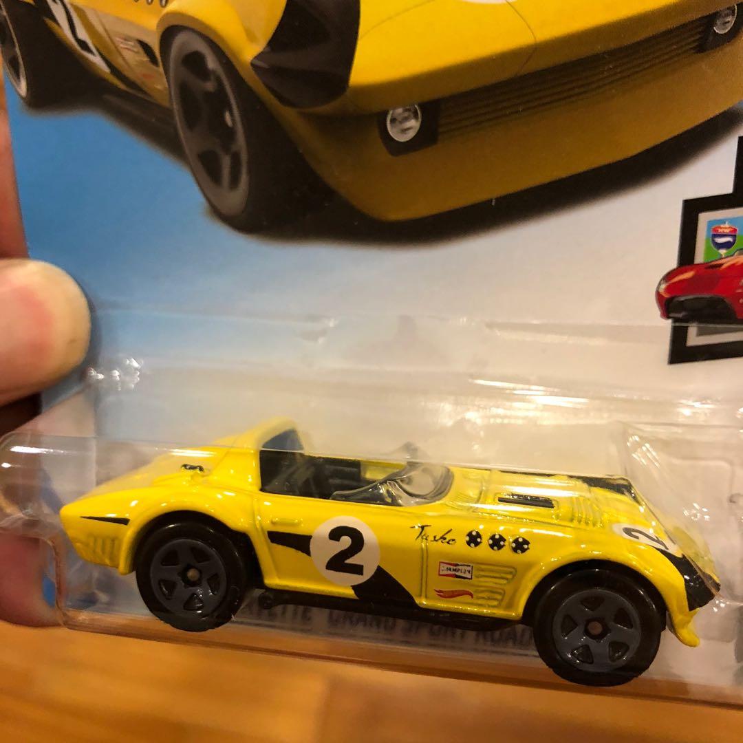 Hot Wheels Corvette Grand Sport Roadster yellow, Hobbies & Toys, Toys ...