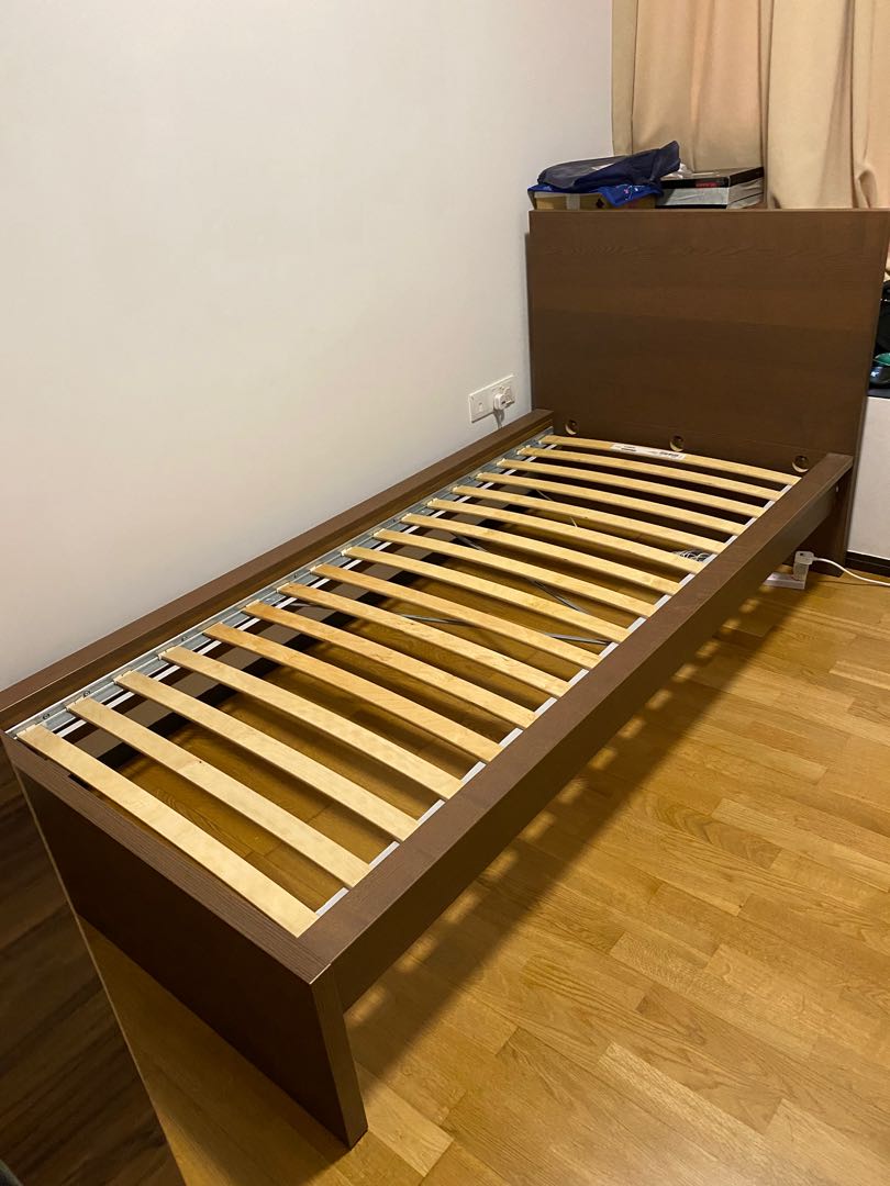 IKEA single bed frame, Furniture & Home Living, Furniture, Bed Frames ...