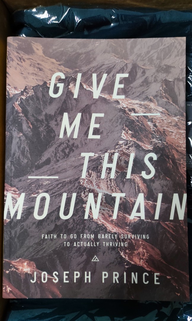 Joseph Prince Latest book Give Me This Mountain + Free tote, Hobbies ...