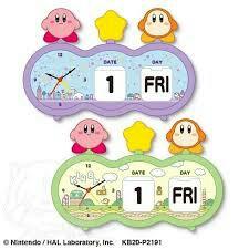 Kirby Flapping Clock/ Kirby Waddle Dee Alarm Clock/ Kirby Figure Alarm ...