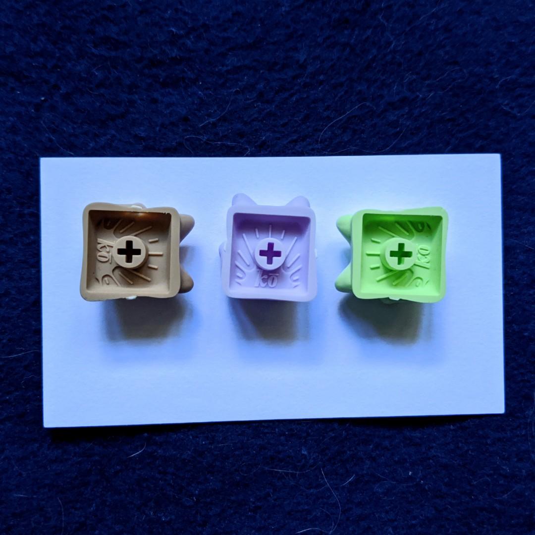 Ko Caps Milk Tea Lucky Cat Artisan Keycap, Computers & Tech, Parts ...