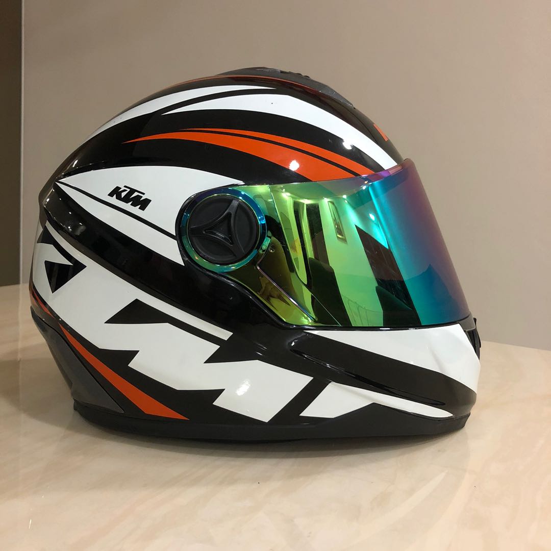 KTM Full Face Helmet, Motorcycles, Motorcycle Apparel on Carousell