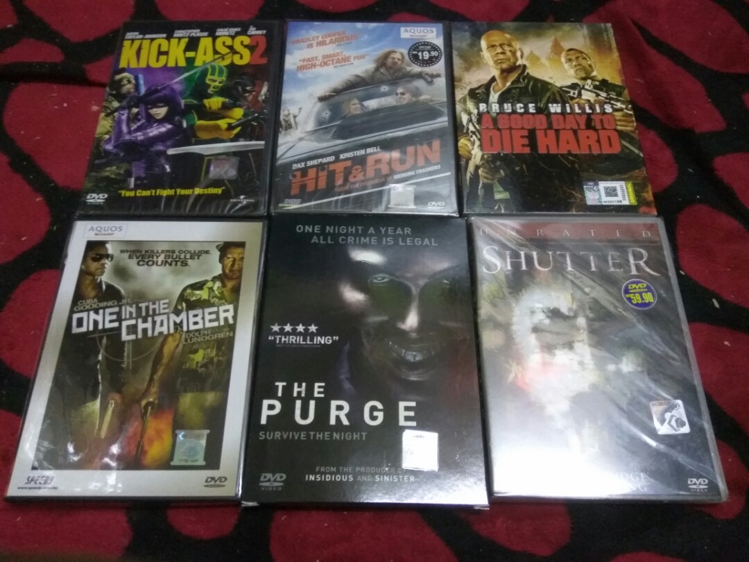 Merdeka sales clearance dvd original 6 movies kick ass hot run die hard ...