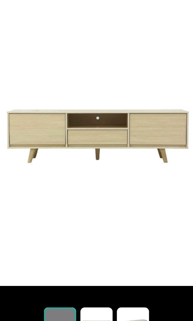 Muji Style TV Console [light wood], Furniture & Home Living, Furniture ...