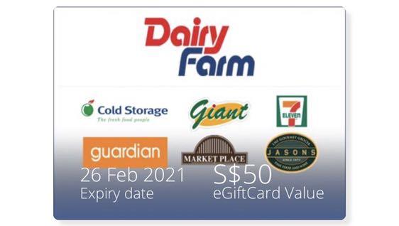 NTUC / Giant / Cold Storage / 7-11 / Guardian Gift-card/ Vouchers ...