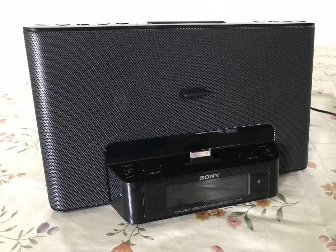 Original Sony Audio Docking System ICF-DS15iP, Audio, Portable Audio ...
