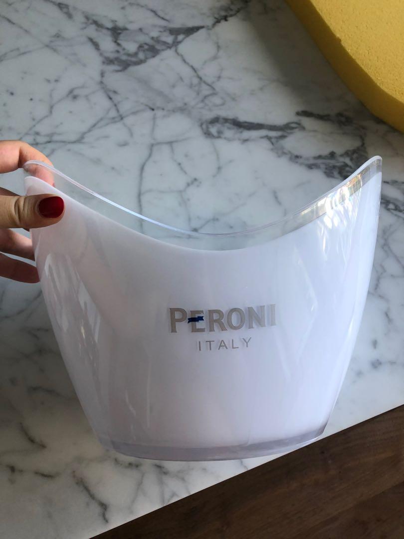 Peroni beer whiskey choya alcohol ice plastic bucket, Furniture & Home ...