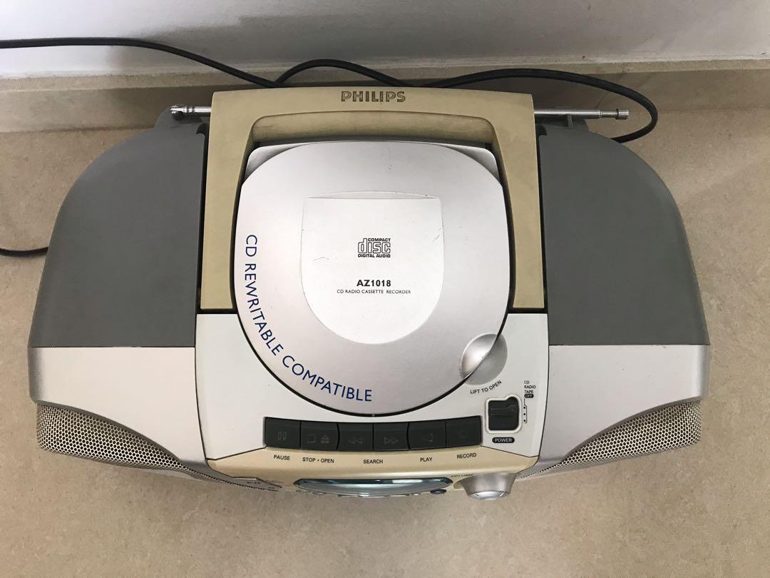 PHILIPS CD/Radio/Cassette Player, Audio, Portable Music Players on ...