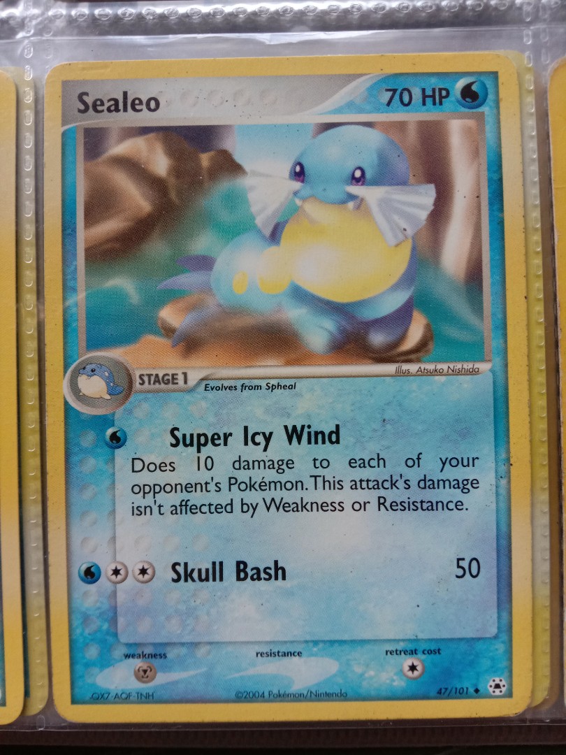 Pokemon Card Sealeo lv.27. 62/123, Hobbies & Toys, Toys & Games on ...