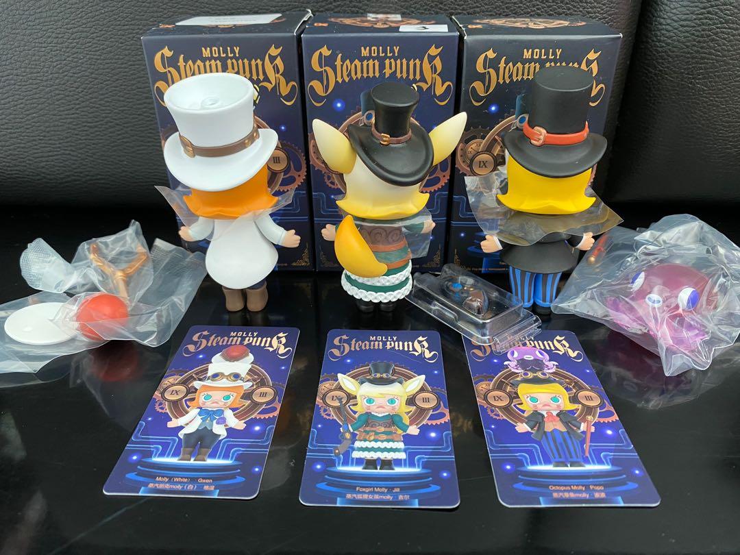 Popmart Molly Steam Punk series and Steampunk animal series, Hobbies ...