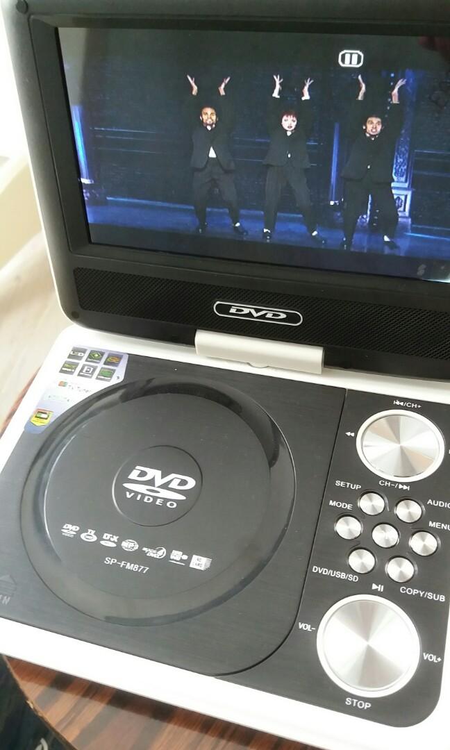 portable DVD player 手提DVD機, 家庭電器, 電視 & 其他娛樂, 藍光及播放器 - Carousell