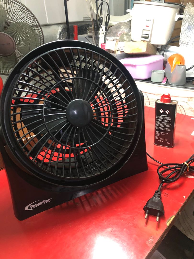 PowerPac 9 inch power fan, Furniture & Home Living, Lighting & Fans ...