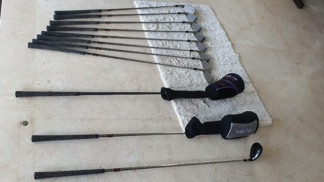 Prosimmon complete Golf iron set + Fairway wood + Driver + Golf bag ...