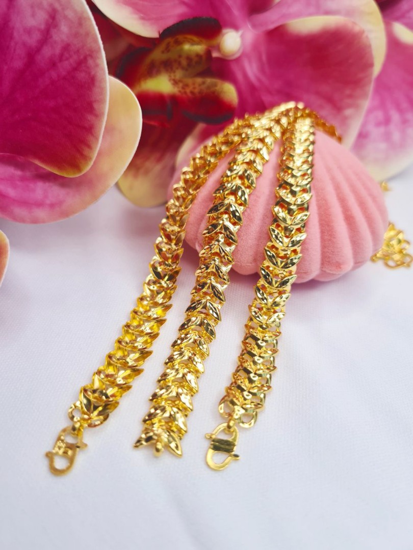 Rantai Tangan Emas 916, Women's Fashion, Jewelry & Organisers ...