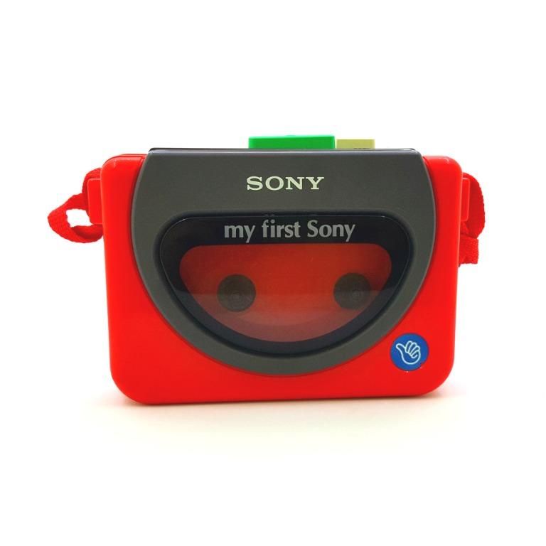 【赤色美品★動作品】RARE Vintage My First Sony Walkman Portable Cassette Tape ...