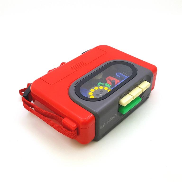 【赤色美品★動作品】RARE Vintage My First Sony Walkman Portable Cassette Tape ...