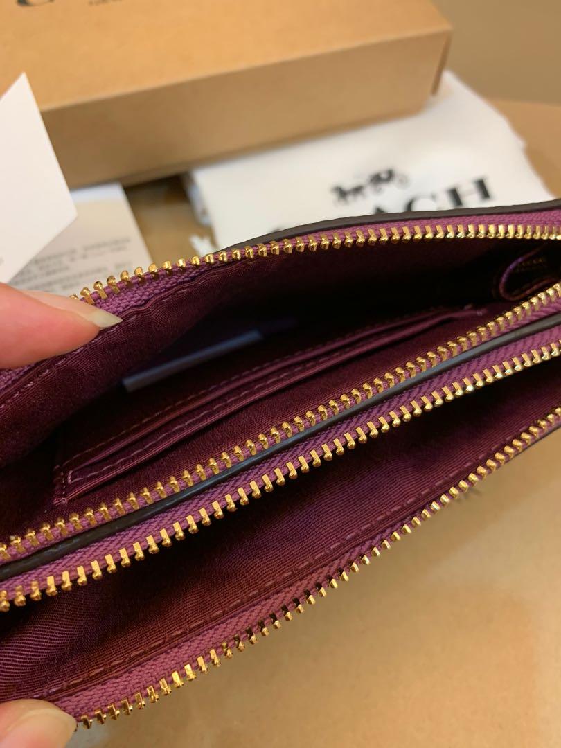 Ready Stock F87581 women monogram canvas pin pouches wallet wristlet in ...