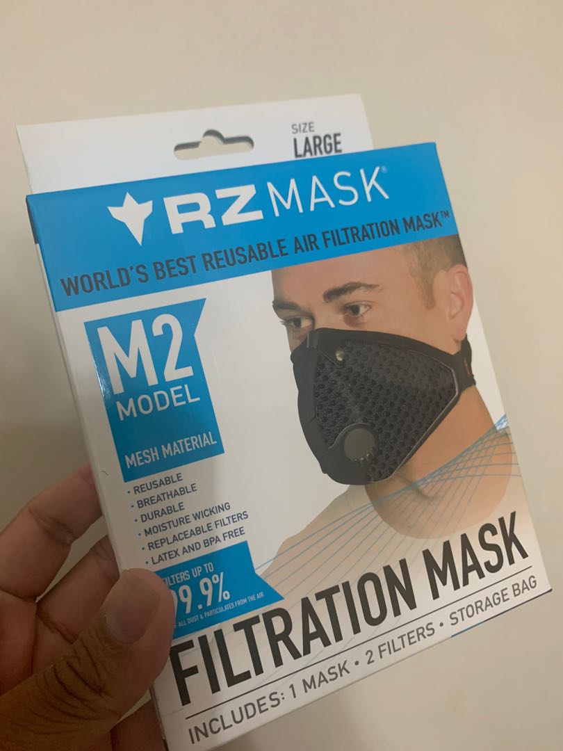 RZ Mask - M2 (Reusable filtration mask), Sports Equipment, Sports ...