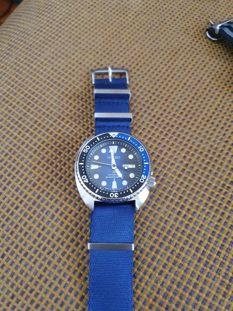 Seiko Turtle Batman SRPC25J, Men's Fashion, Watches & Accessories ...