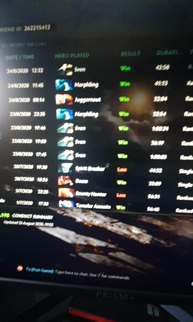 Selling dota 2 accounts 0-8000MMR PM me for more info!, Video Gaming ...