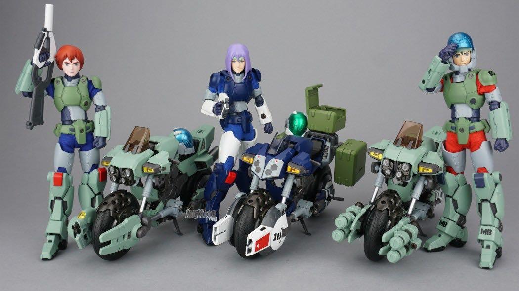 Set of 3 Sentinel riobot genesis climber Mospeada Cyclone Cyclones ride ...