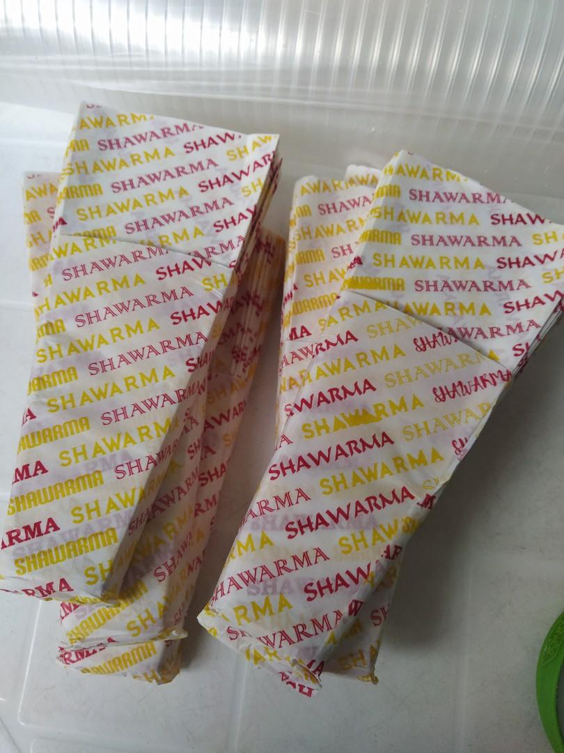 Shawarma cone wrapper, Furniture & Home Living, Cleaning & Homecare ...