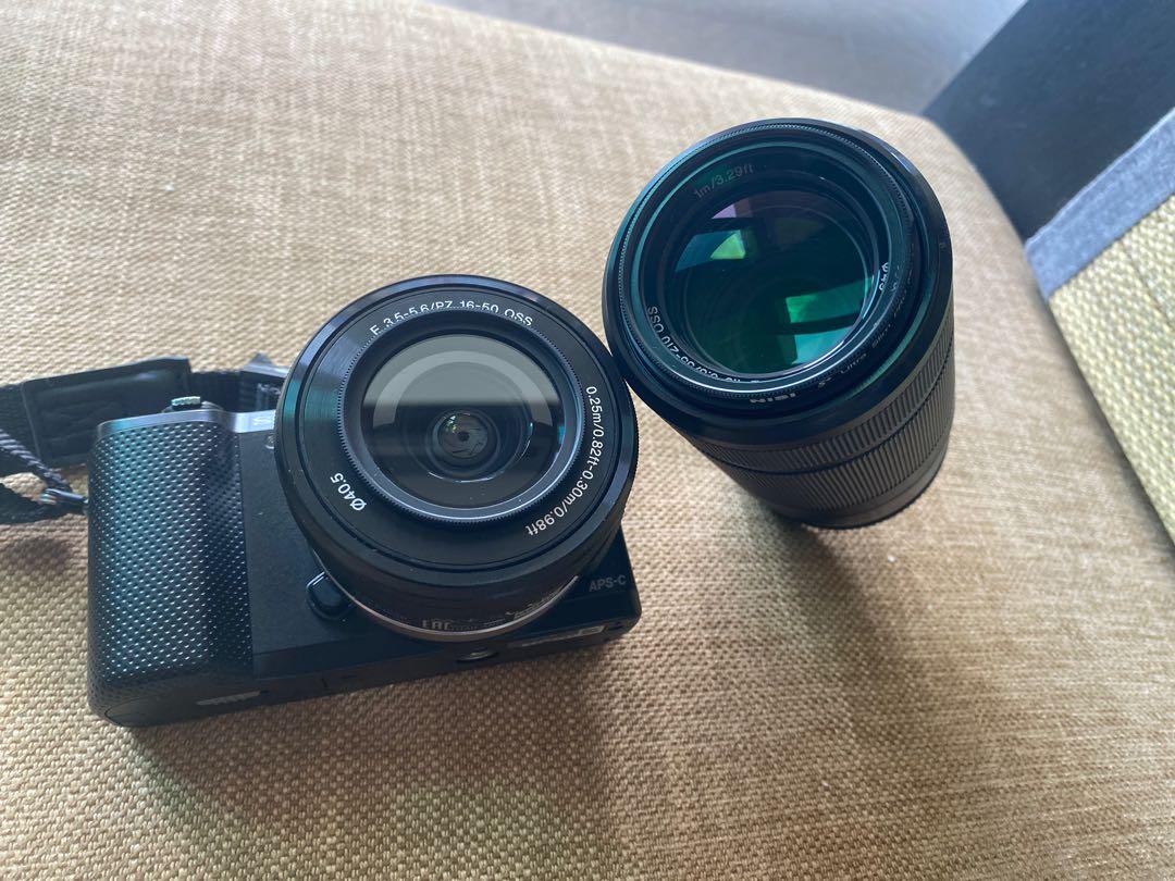 Sony Alpha 5000 mirrorless camera + 16-50 & 55-210 Zooms, Photography ...